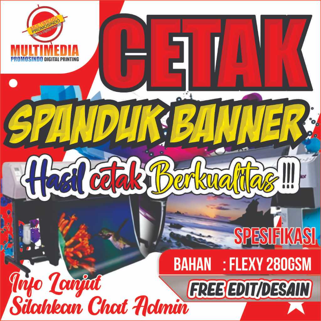 Jual Cetak Spanduk / Cetak Banner Spanduk / Cetak Print Banner / free ...