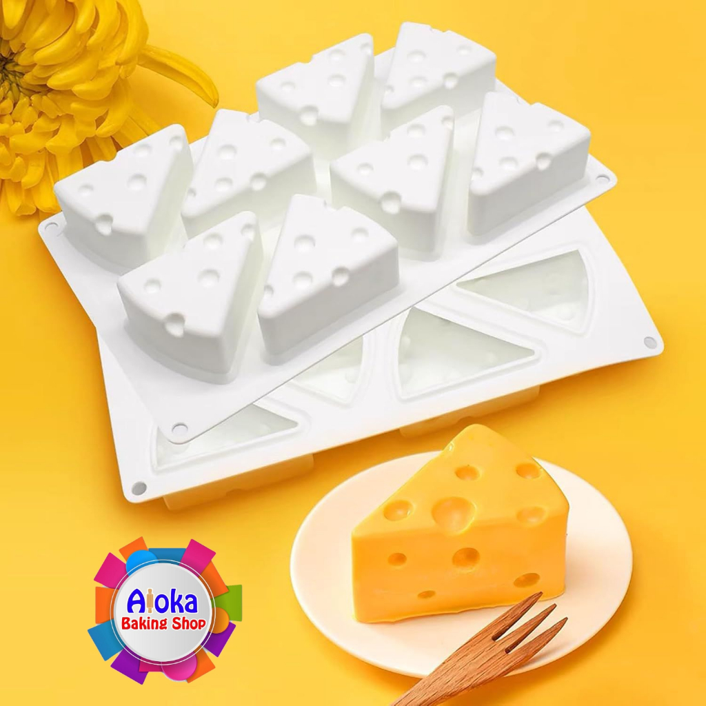 Jual Cetakan Silikon Bentuk Keju 3D / Mold Cheesecake Tom Jerry ...