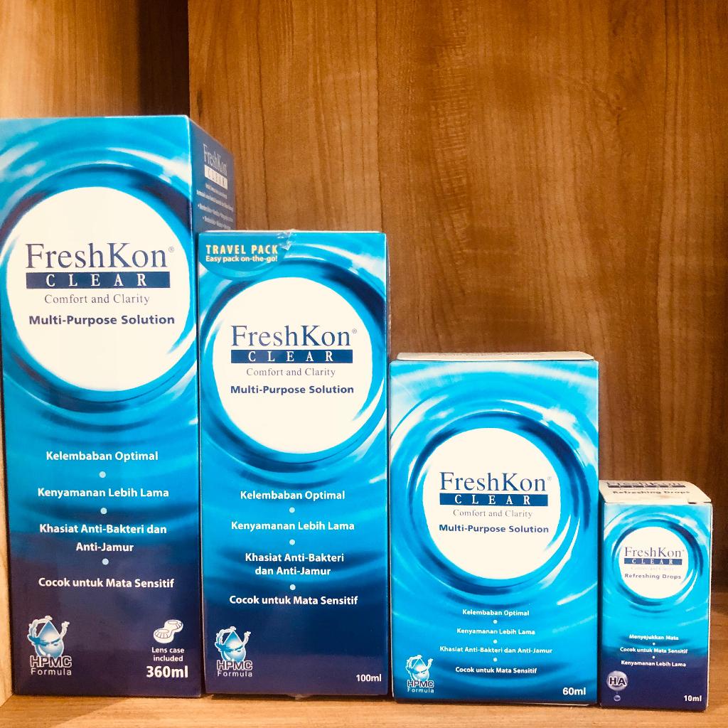 Jual FRESHKON Clear Multi Purpose Solution 60 ml | 100 ml | 360 ml ...