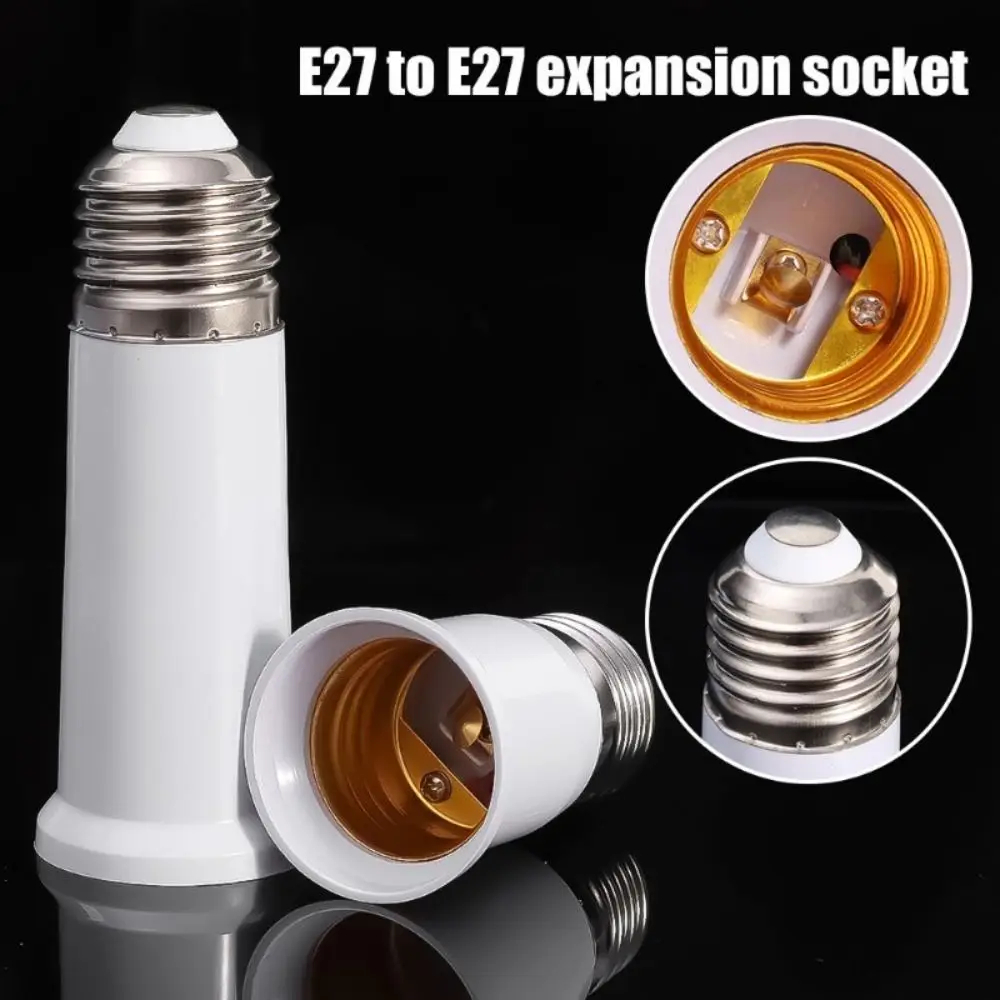 Jual Fitting Lampu Panjang Standart E27 To E27 Extender Lamp Holder ...