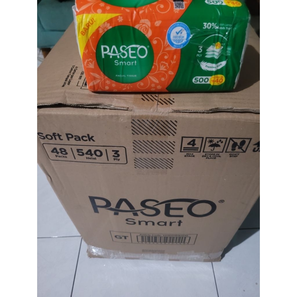 Jual Tissue Wajah Merk Paseo 540 sheet 3 ply | Shopee Indonesia