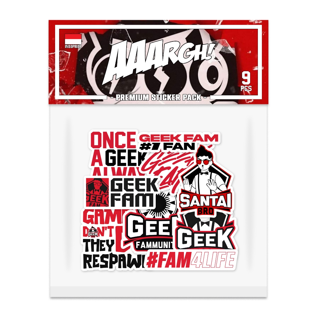 Jual Stiker GEEK FAM Sticker Pack vol. 1 (The King Slayer) | Shopee ...