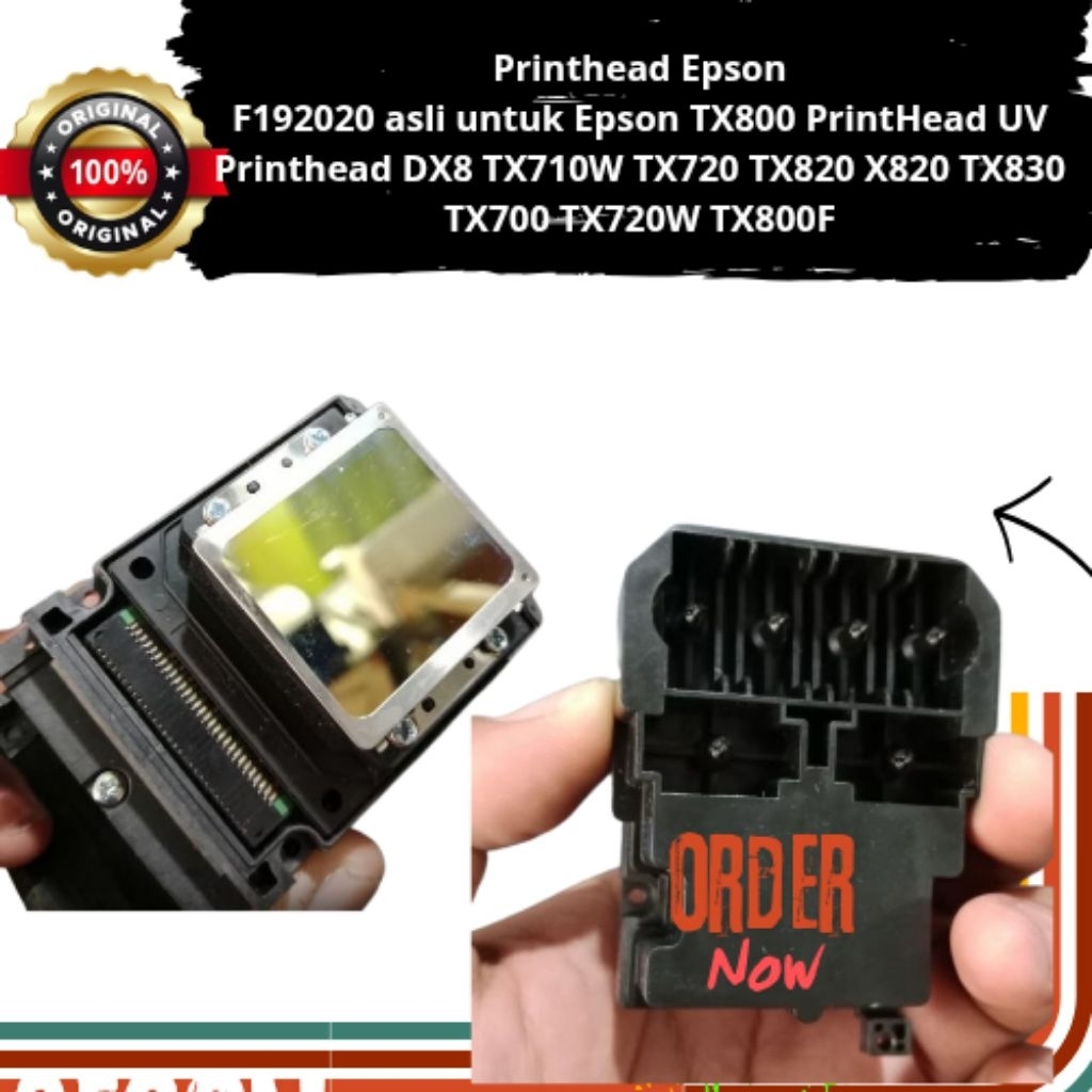 Jual printhead epson F192020 asli untuk Epson TX800 PrintHead UV ...