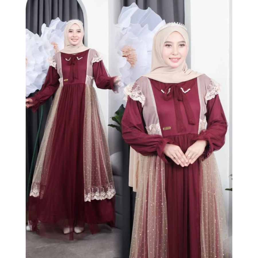 Tampil Kompak dengan Gamis Couple Ibu Anak yang Serasi - Info Cantika ...