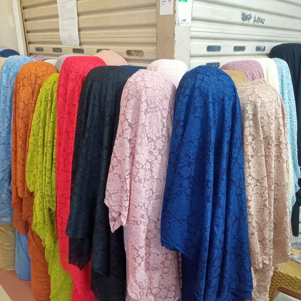 Jual Kain Brokat Katun/Brokat Katun Fatmawati / Bahan Brokat Kebaya ...