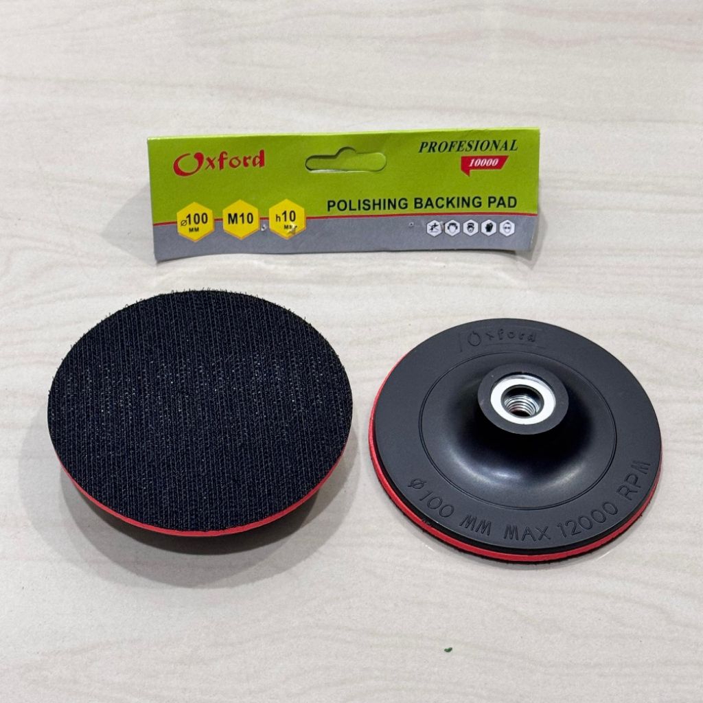 Jual tatakan amplas merah tipis oxford alat sanding Velcro tempel ...