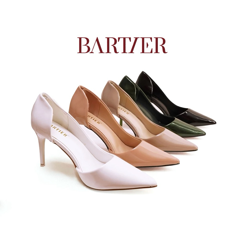 Jual BARTIER - PUMP HEELS SEPATU HAK KERJA WANITA HEELS 9CM | Shopee ...