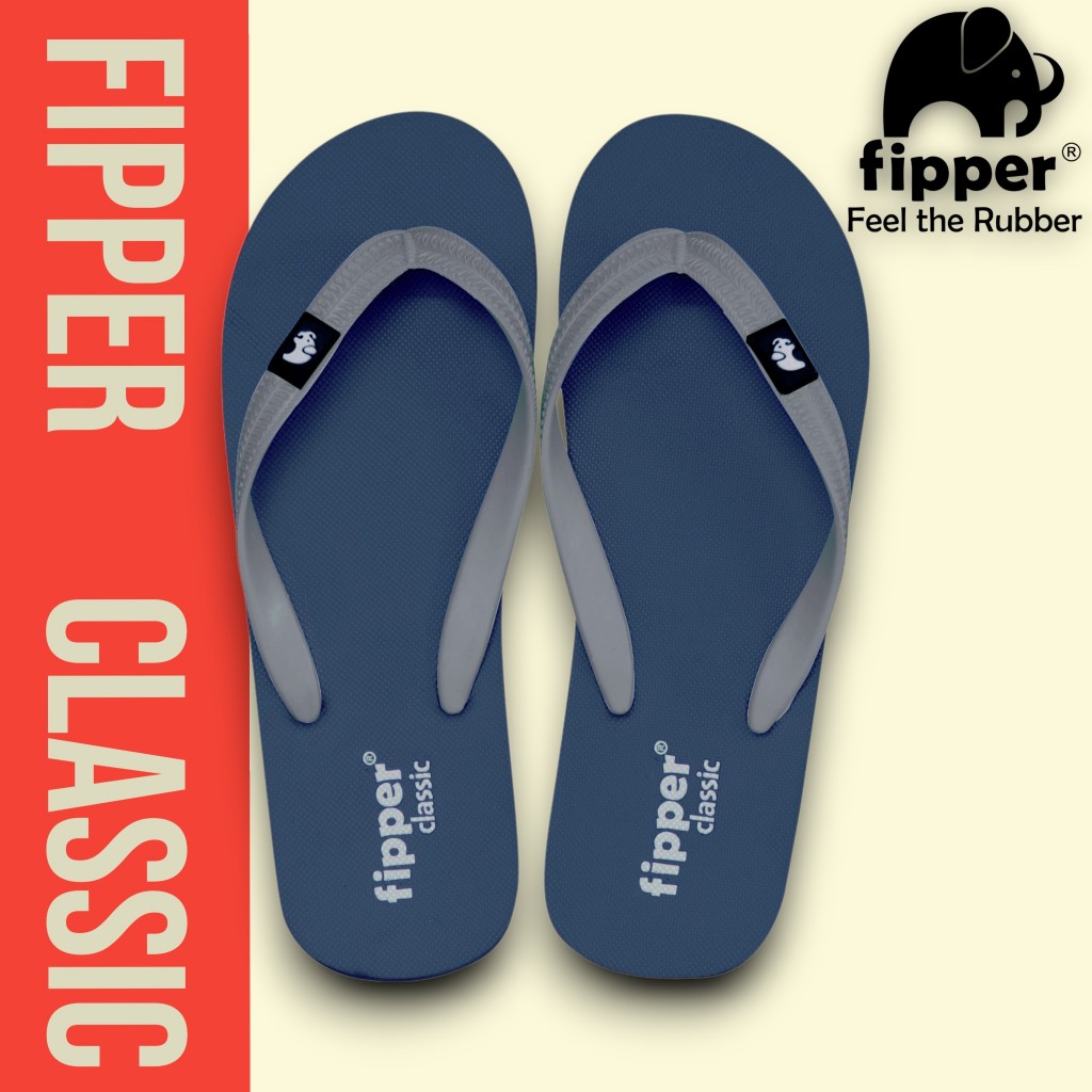 Jual FIPPER CLASSIC BLUE SNORKEL / GREY - sandal japit pria/wanita ...