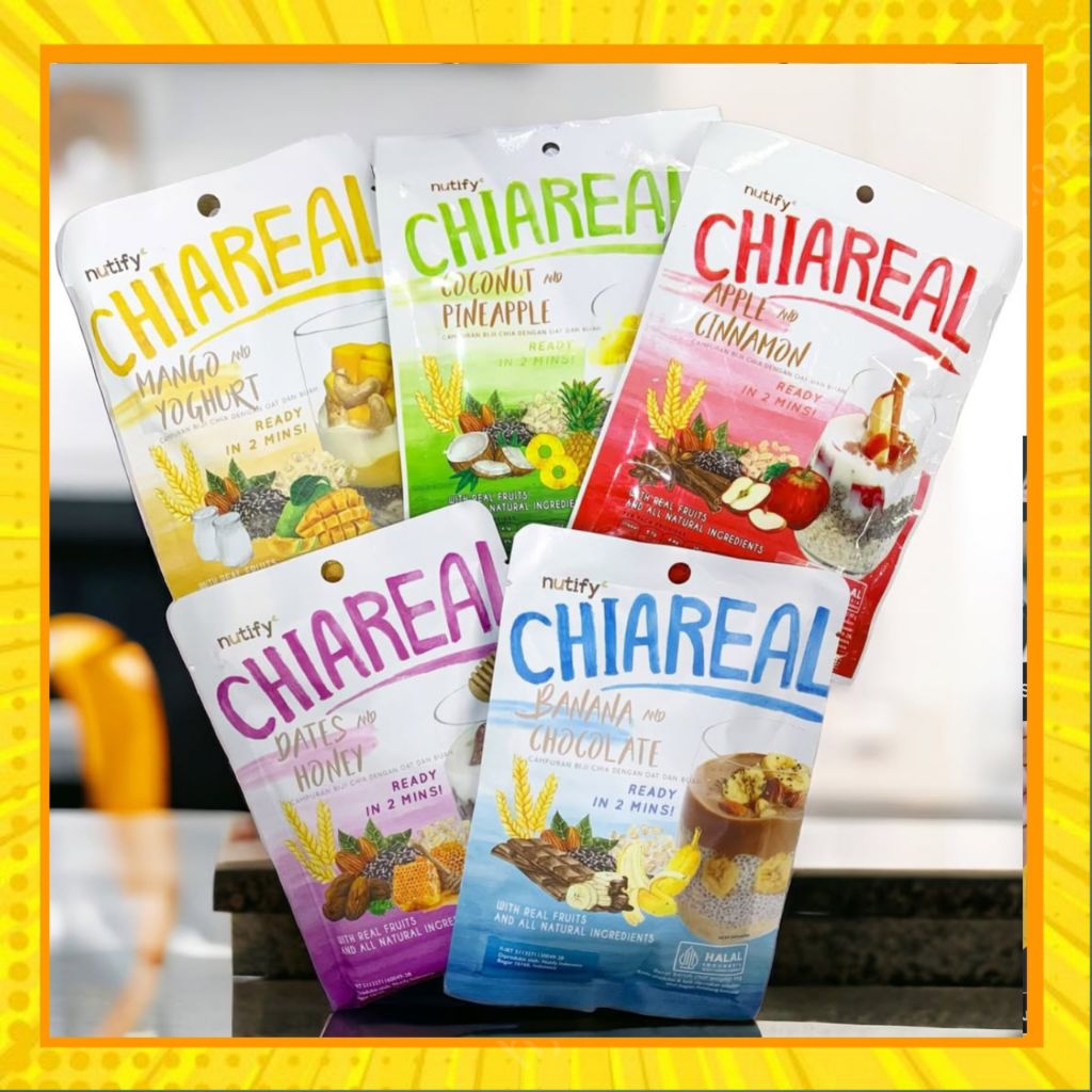 Jual [PRODUK DIET] Nutify Chiareal Overnight Oat Chia Seed | Makanan ...