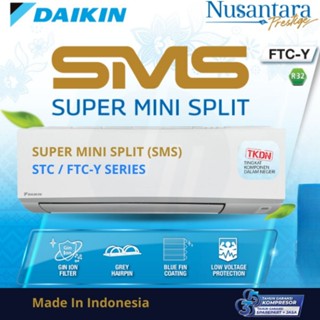 Jual AC DAIKIN INDONESIA SUPER MINI SPLIT SMS SINGLE SPLIT FTC-Y 1 PK / STC25YV / FTC25YV14 ...
