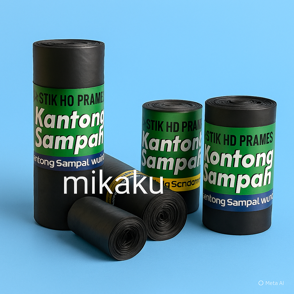 Jual Trash Bag Hitam Tebal X-TRA Kantong Plastik Tidak Mudah Sobek ...