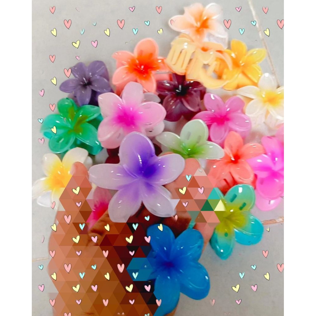 Jual JEDAI JEPIT RAMBUT BUNGA KAMBOJA/ JEDAI BUNGA 4,5CM | Shopee Indonesia