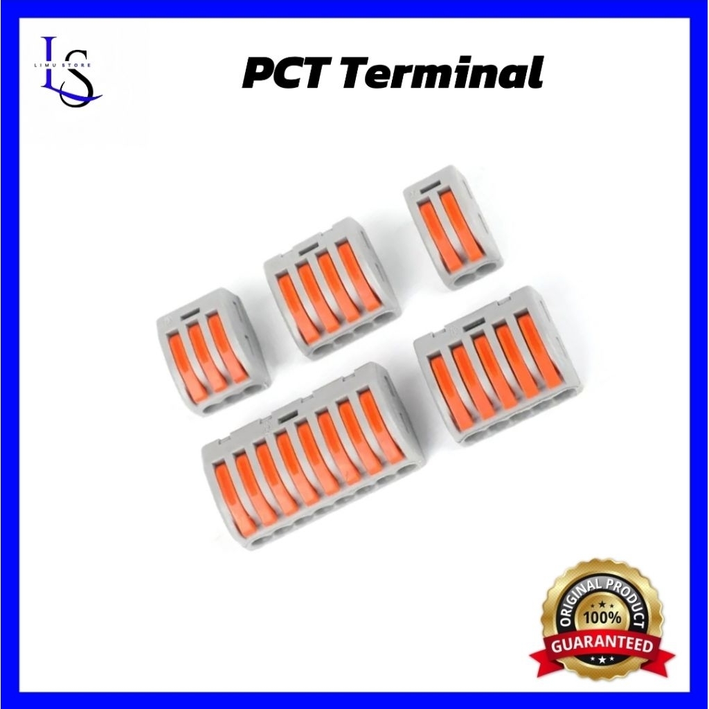 Jual Konektor Kabel PCT 212 213 214 215 218 Terminal Wago Penghubung Kabel Cage Lamp | Shopee ...