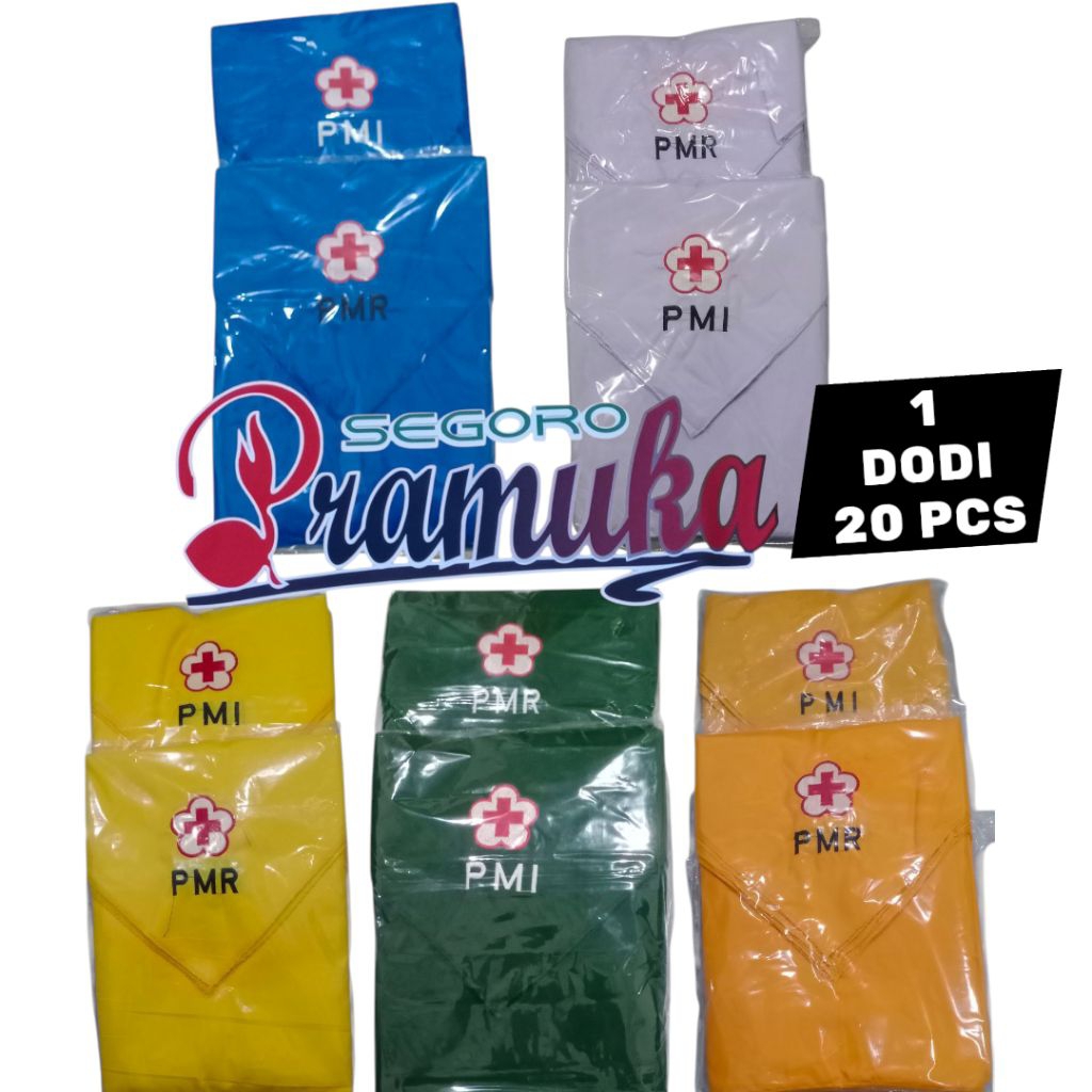 Jual Syal Slayer PMI PMR Bordir (ISI 20 LEMBAR ) Madya Wira Hasduk PMI ...