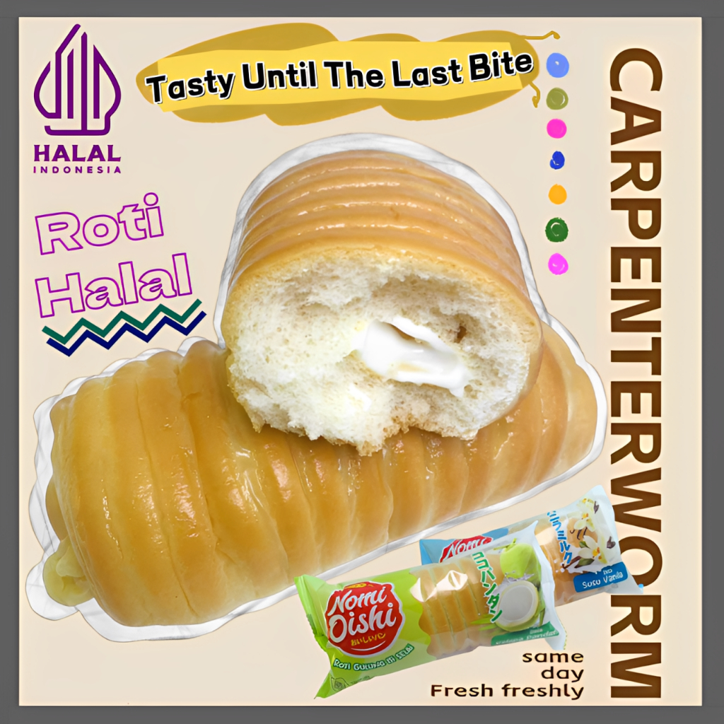 Jual 【Beli 10 Free 1】HALAL Roti Manis Isi Selai/Roti Gulung/Roti ...
