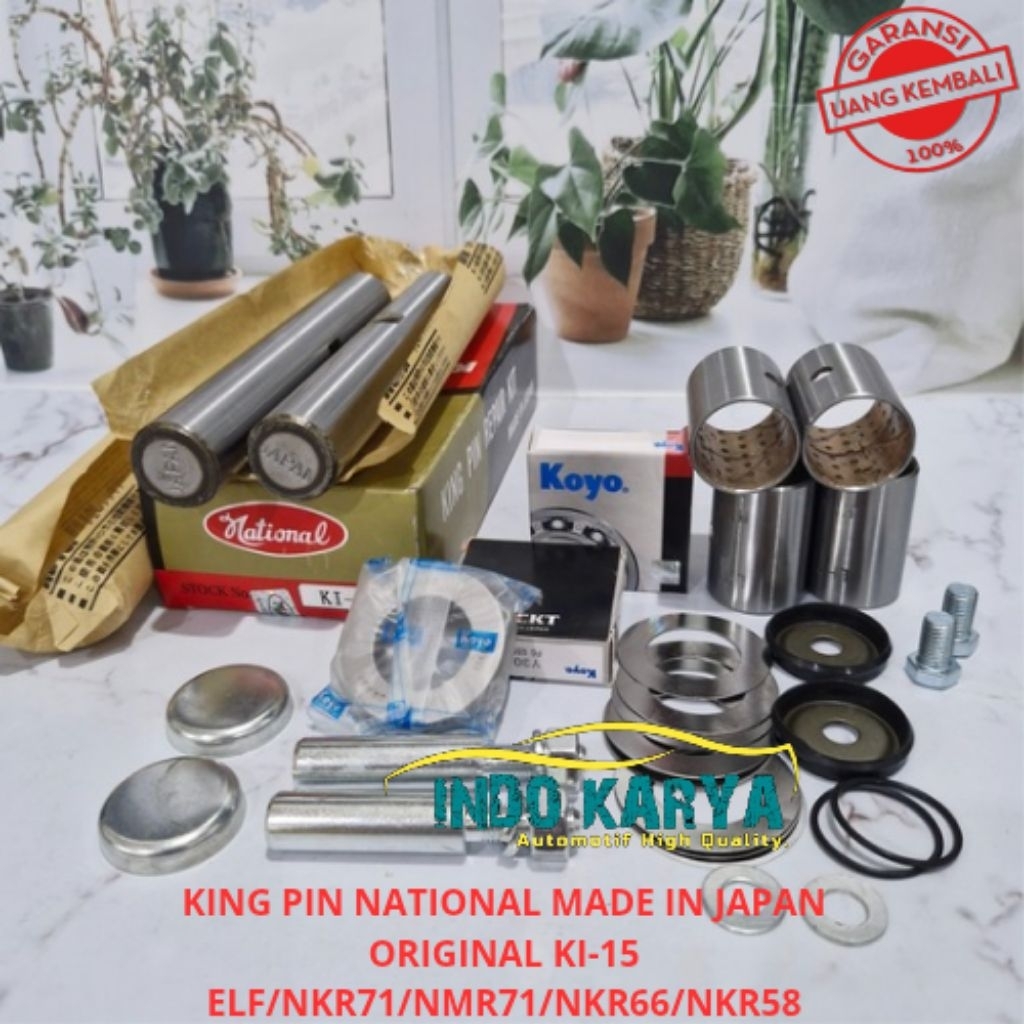 Jual KING PIN PEN SET KI-15 NATIONAL ISUZU ELF NKR71 NMR71 NKR66 NKR58 ...