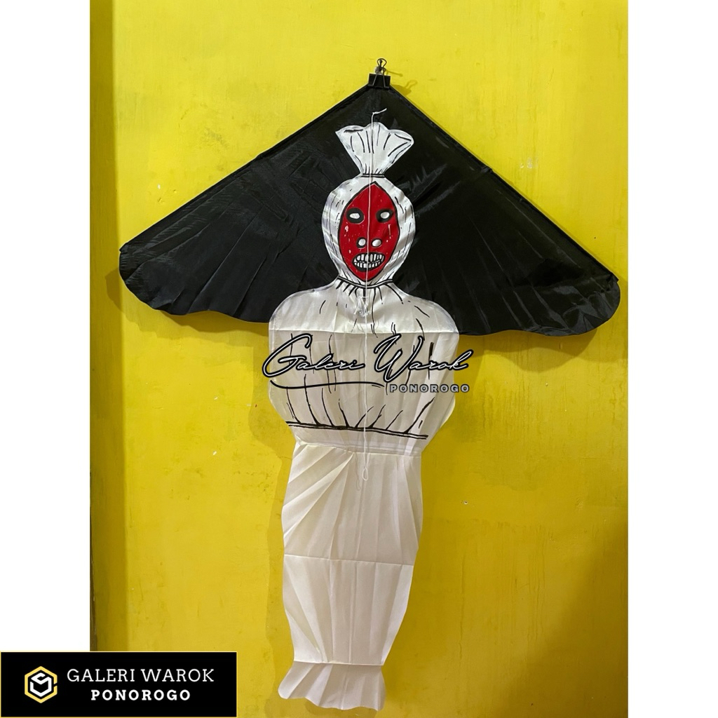 Jual [BARU!!!] Layangan Kain Motif Hantu Pocong, Kuyang dan Kunti ...