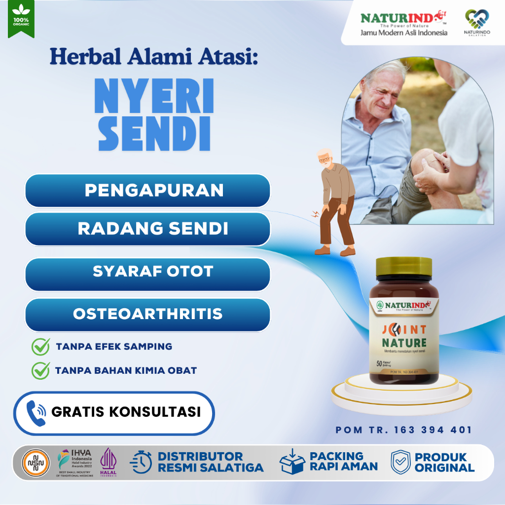 Jual Obat Herbal Nyeri Sendi Bengkak Pengapuran Tulang Osteoarthritis ...