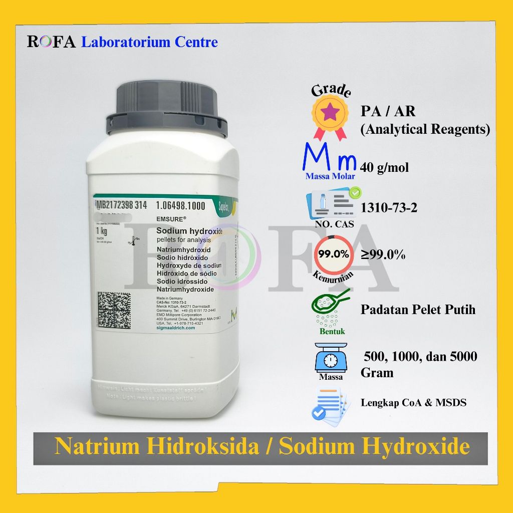 Jual Natrium Hidroksida / Sodium Hidroksida / Sodium Hydroxide / NaOH ...