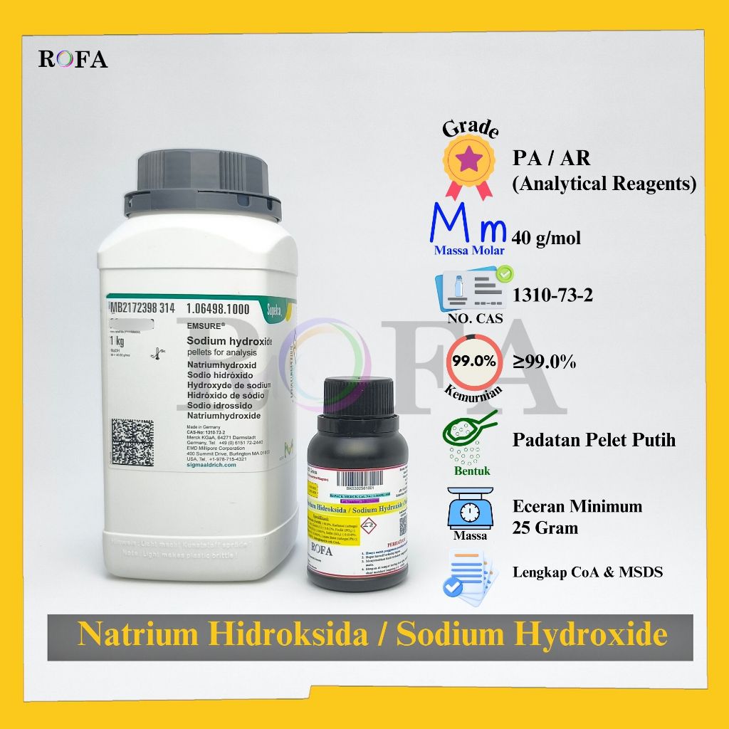 Jual Natrium Hidroksida Terlengkap & Harga Terbaru Mei 2026 | Shopee ...