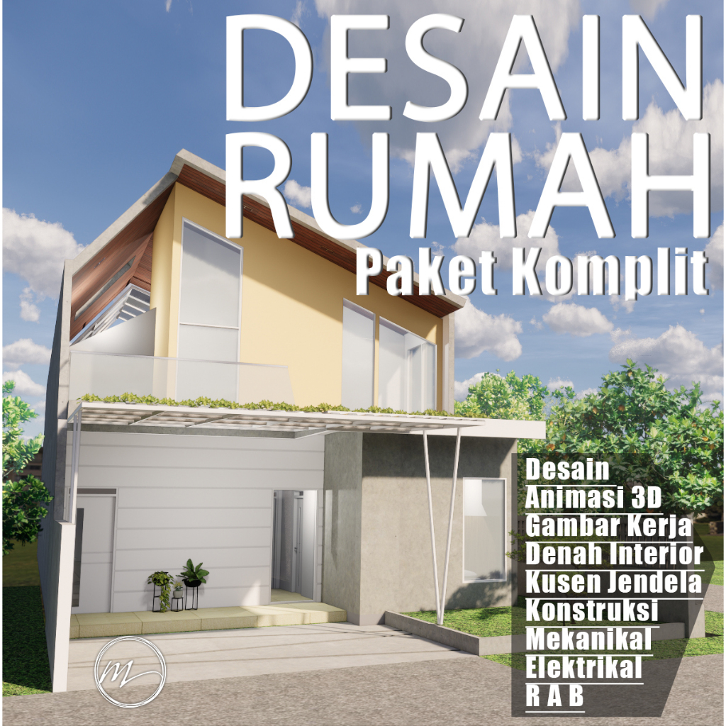 Jual Desain Rumah Paket Komplit Bandung | Free Animasi 3D | Interior ...