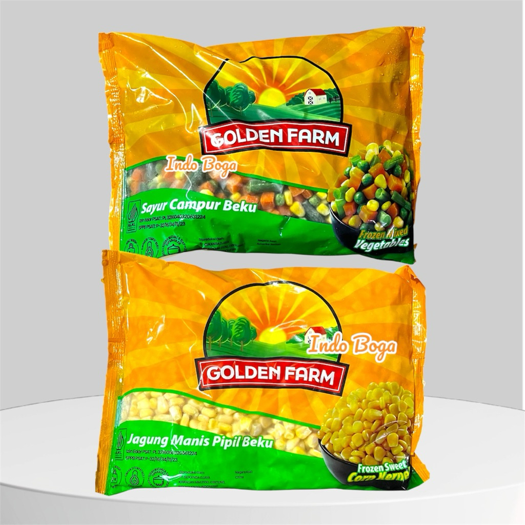 Jual Golden Farm Vegetable Frozen / corn kernel jagung pipil beku / mix ...