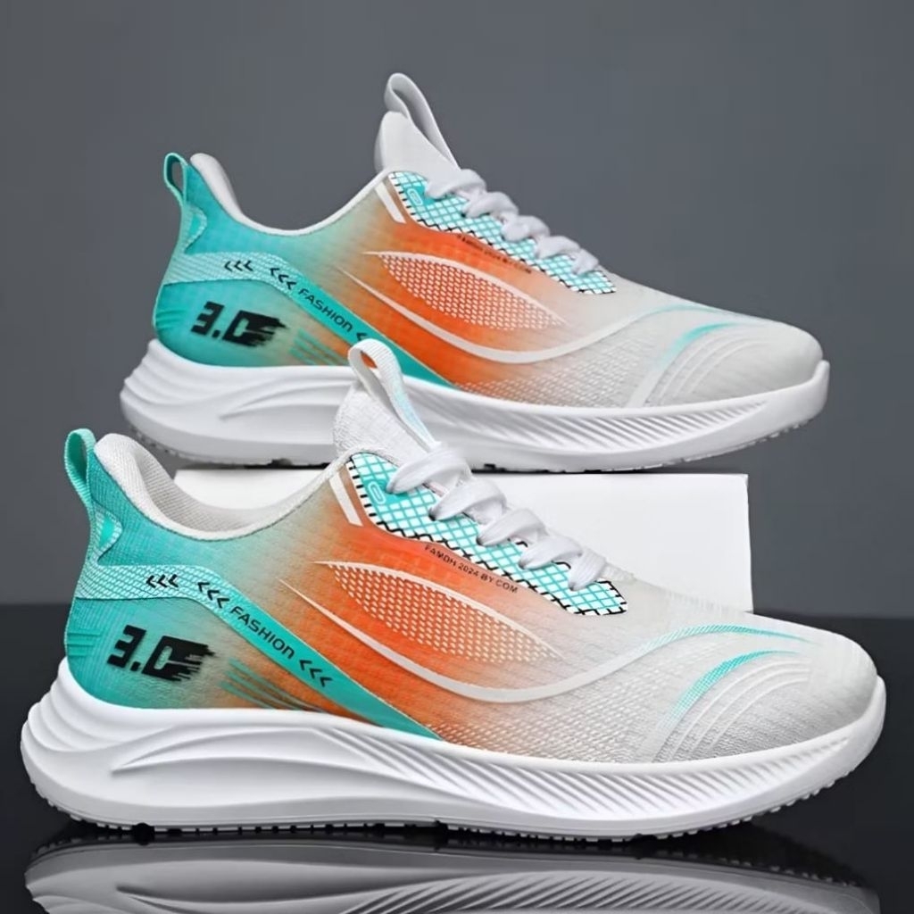 Jual sepatu joging sepatu running trend terbaru racing New 3D | Shopee ...