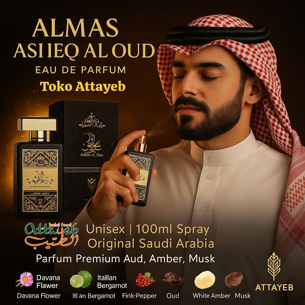Jual Parfum Almas Ashek Al Oud For Unisex Eau De Parfum 100ml Spray ...