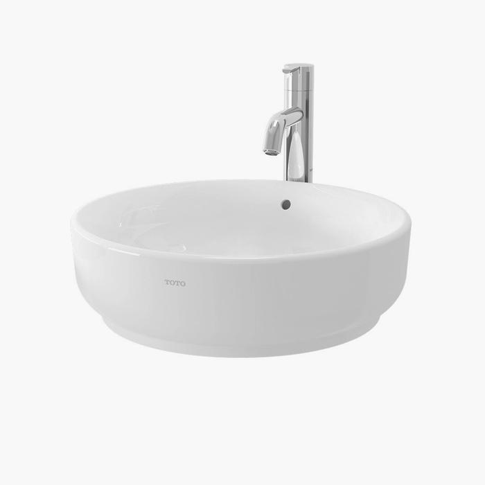 Jual Wastafel Toto LW 895 J / LW895J Full Set Kran Dingin TX123LESN ...