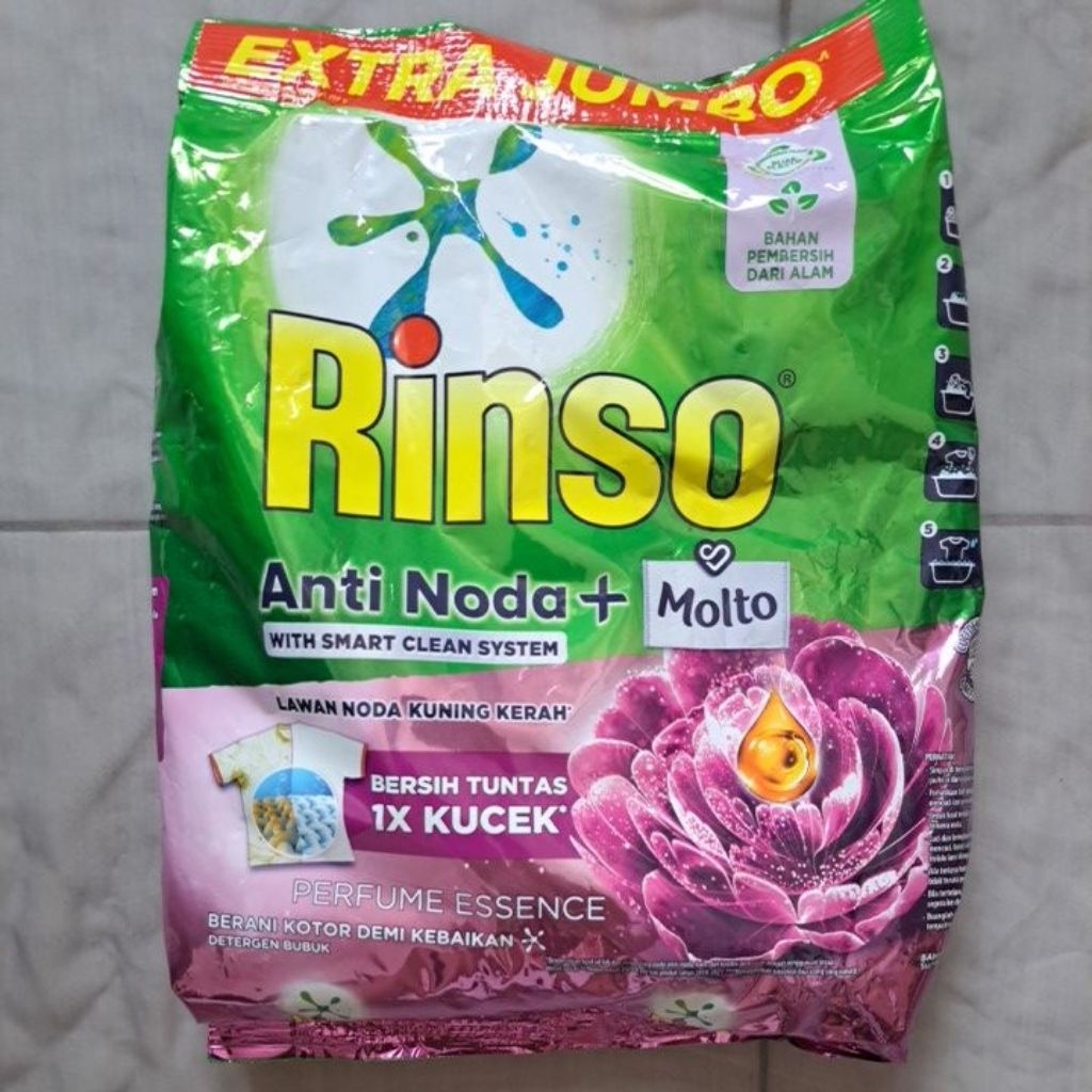 Jual Rinso Bubuk Perfume Essence - 1,8 Kg / Rinso Molto Detergent Bubuk ...