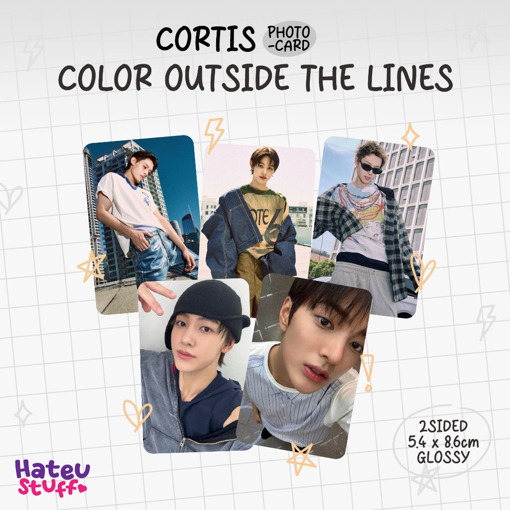 Jual CORTIS Unofficial Photocard Color Outside the Lines + Selca | Shopee Indonesia