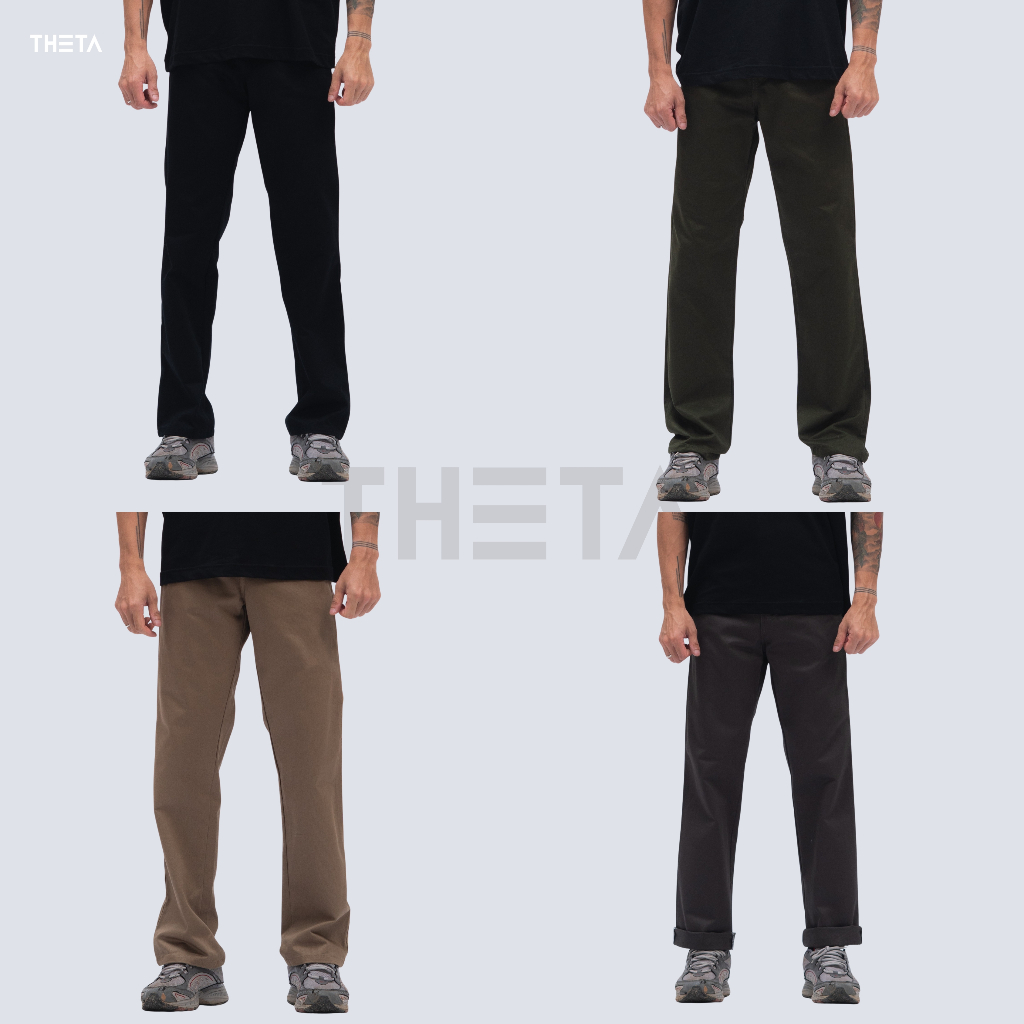 Jual THETA Celana Chino Workpants Accent Selvedge Reguler Cut - Series ...