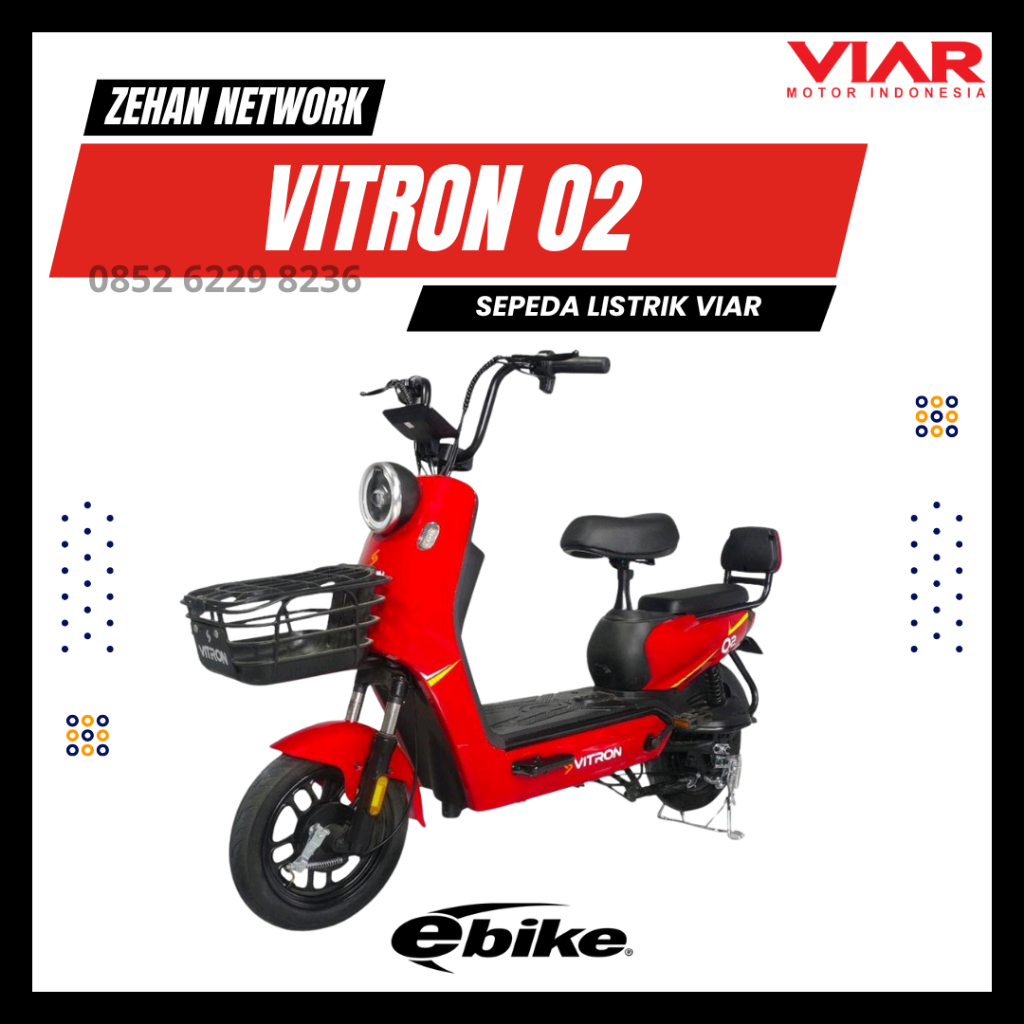 Jual Sepeda Listrik - Vitron O2 By Viar Motor Indonesia / Sepeda ...