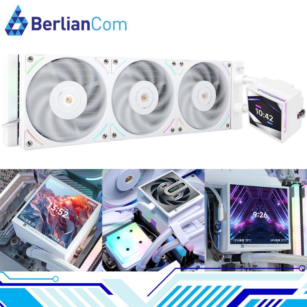 Jual THERMALRIGHT Hyper Vision 360 UB ARGB WHITE w/ 3.95" LCD Display ...