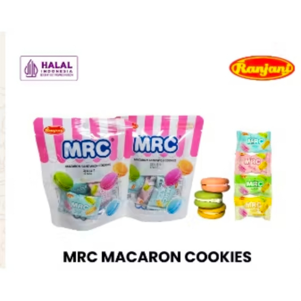 Jual Macaron sandwich cookies MRC dari Ranjani 1 pack isi 12 biskuit ...
