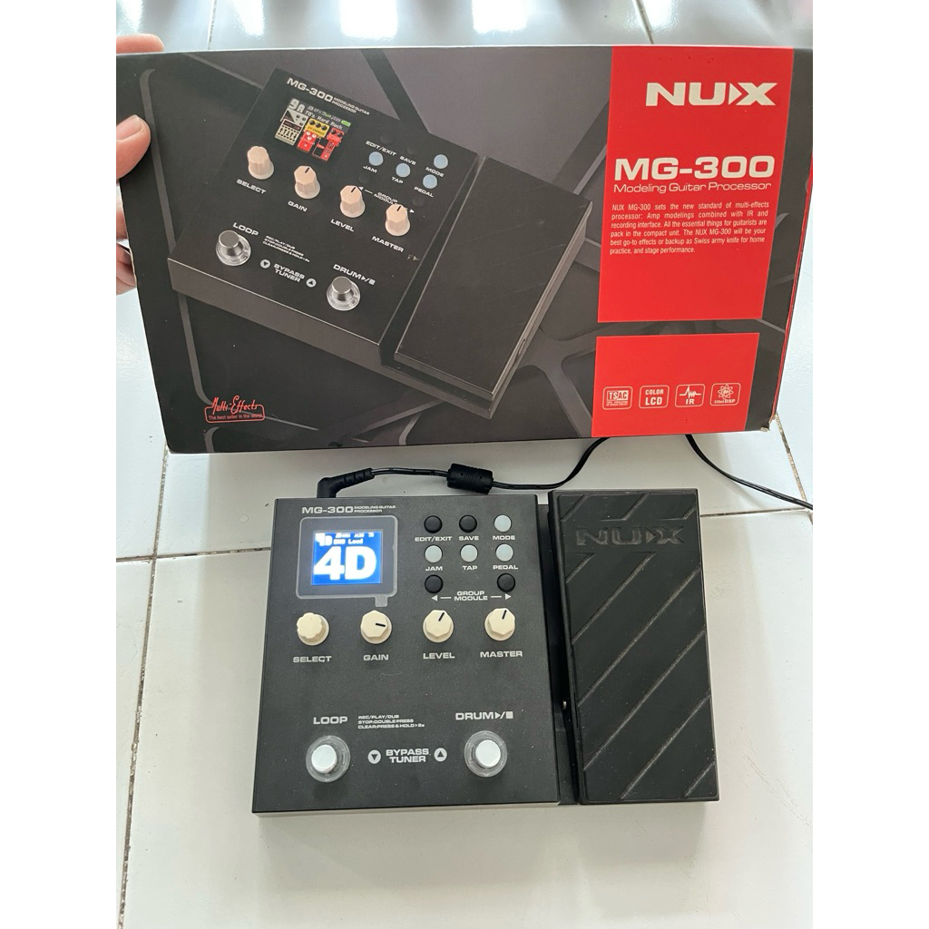 Jual efek gitar second korg ax3000g, ax1500g, pod floor plus. bonus tas ...