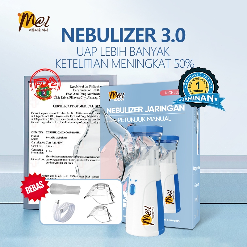 Jual MCI Nebulizer Ultrasonik Anak & Dewasa / Alat Terapi Portabel ...