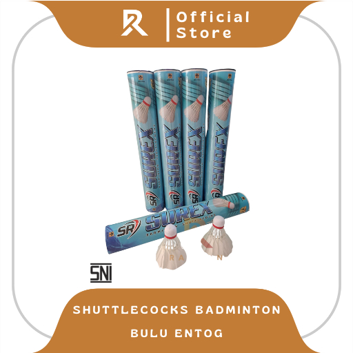 Jual Shuttlecock Bulutangkis Badminton/Kok Bulu Tangkis 1 Slop Isi 12 ...