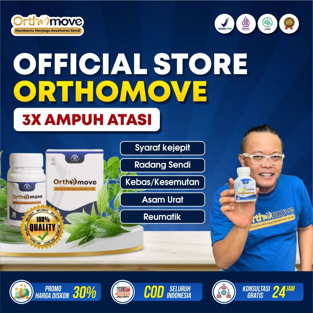 Jual Orthomove - Herbal Nyeri Sendi Nyeri Pinggang Saraf Kejepit isi 30 ...