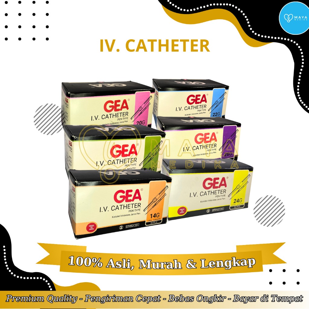 Jual Intra Venous Catheter - 1 Box GEA | Shopee Indonesia