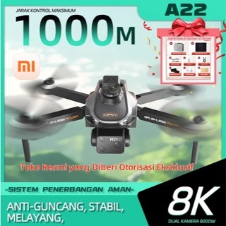 Jual 【Xiaomi】A22 GPS Drone kamera jarak jauh fotografi udara profesional murah dual camera drone ...
