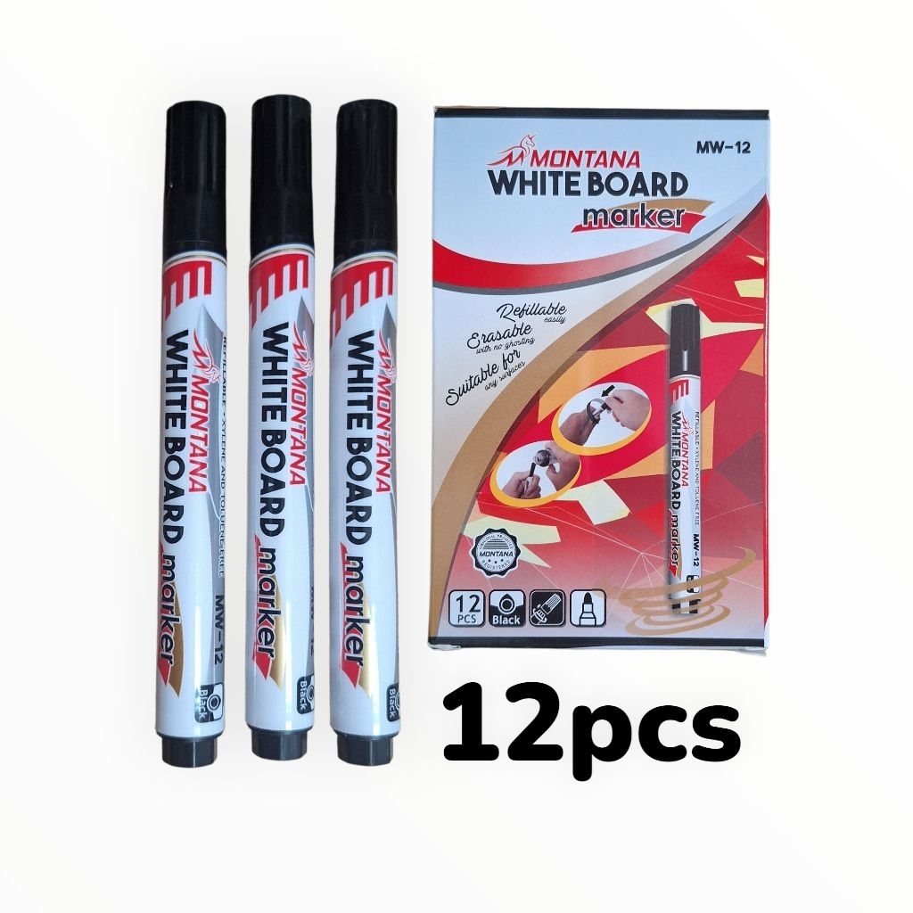 Jual WHITE BOARD Marker Dan MONTANA/ Spidol Besar/Spidol Papan Tulis ...