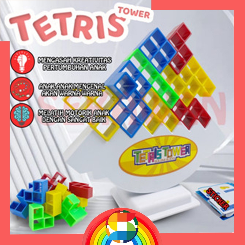 Jual Mainan Anak Tetris Tetra Tower / Mainan Keseimbangan JM | Shopee ...