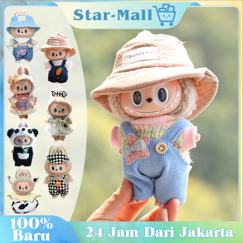Jual Labubu Macaron Clothes Labubu Topi Dress 1Set Labubu Aksesoris V1 ...