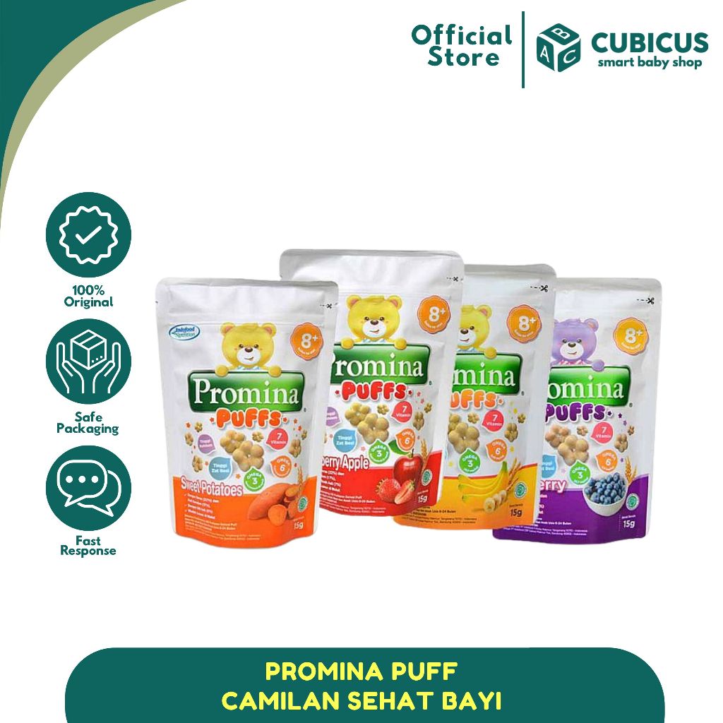 Jual Promina Rice Puff 15 Gram / Camilan Snack MPASI Anak Bayi 8 Bulan ...