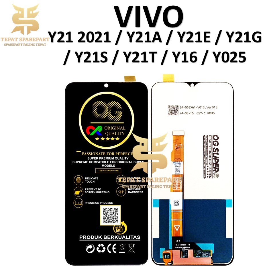 Jual LCD VIVO Y21 2021 / Y21A / Y21E / Y21G / Y21S / Y21T / Y16 / Y20S ...