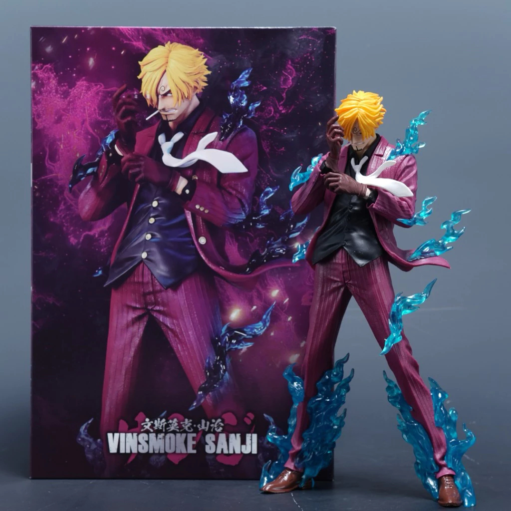 Jual action figure one piece vinsmoke sanji battle aura biru | Shopee ...