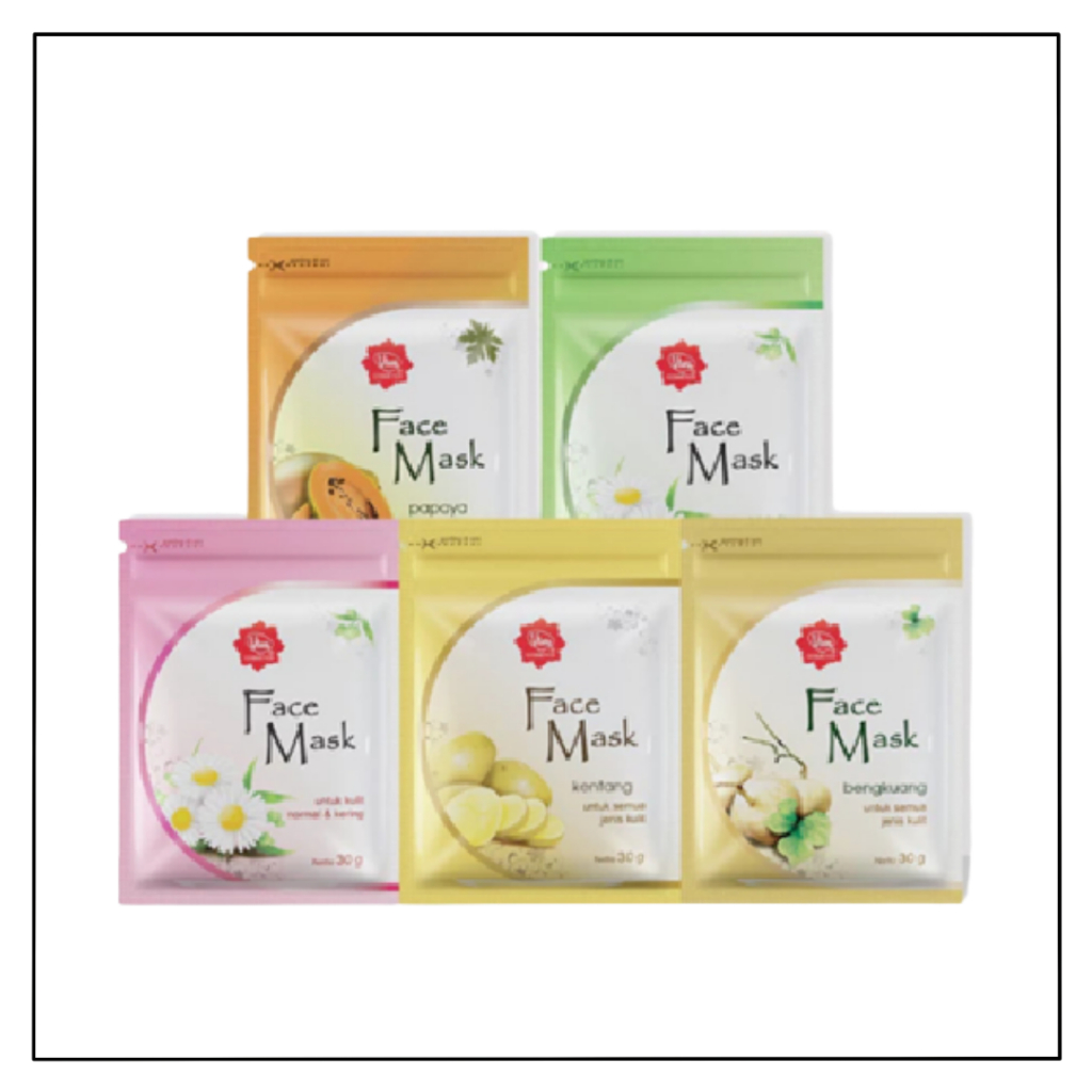 Jual Viva Face Mask Masker Wajah 30gr - Bengkoang - Kentang - Papaya ...