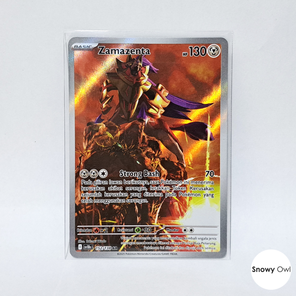Jual Zamazenta 152/138 AR SV10 Glory of Team Rocket Pokemon TCG Card Indonesia Original | Shopee ...