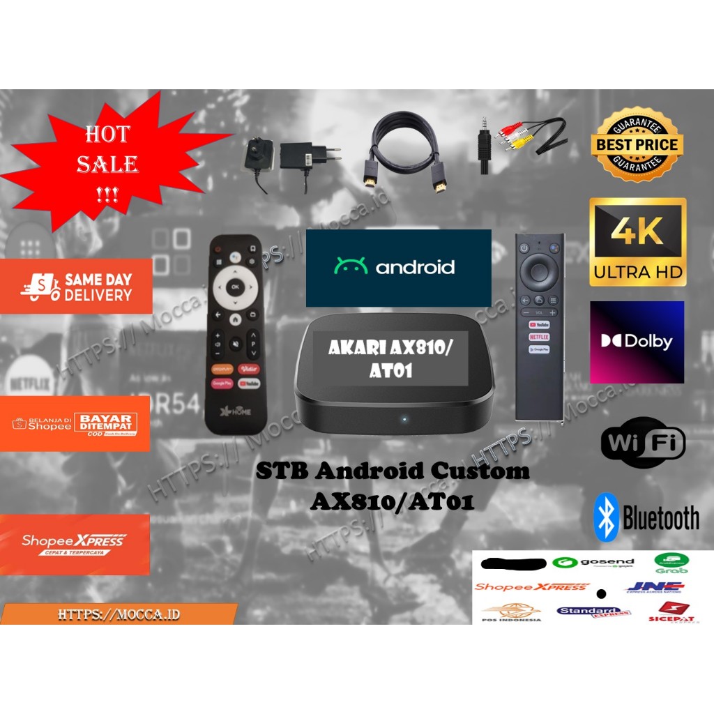 Jual Android TV Box AX810 / AT01 firmware premium | Shopee Indonesia